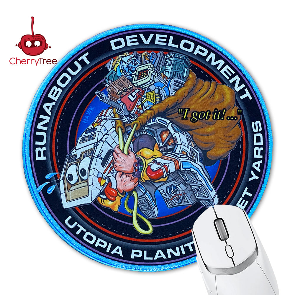 Star Trek DS9 Shuttle Badge Round Mouse Pad – CherryTree Inc