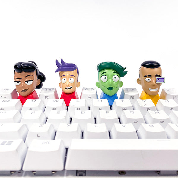 Star Trek: Lower Decks Artisan Keycap 4-Character Set – CherryTree Inc