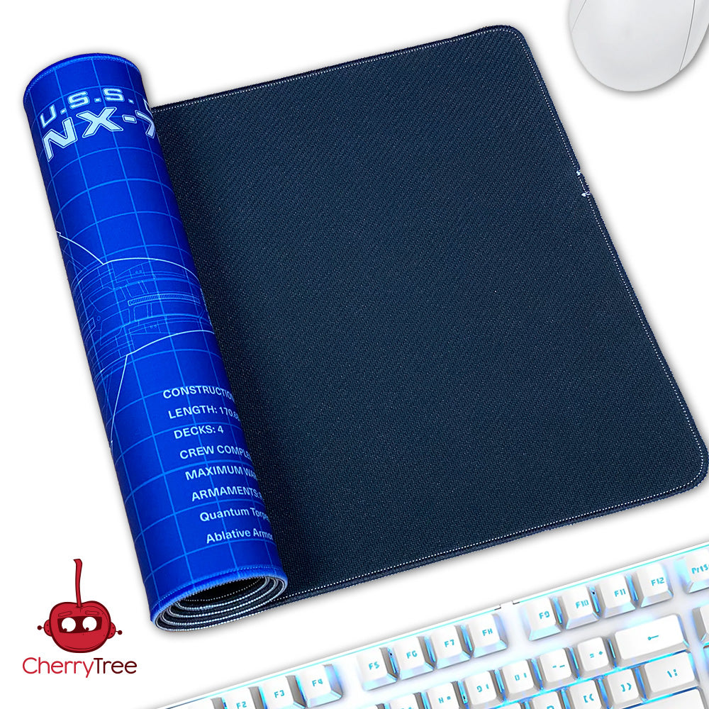 Star Trek DS9 Defiant Blueprint Large Gaming Mouse Pad – CherryTree Inc