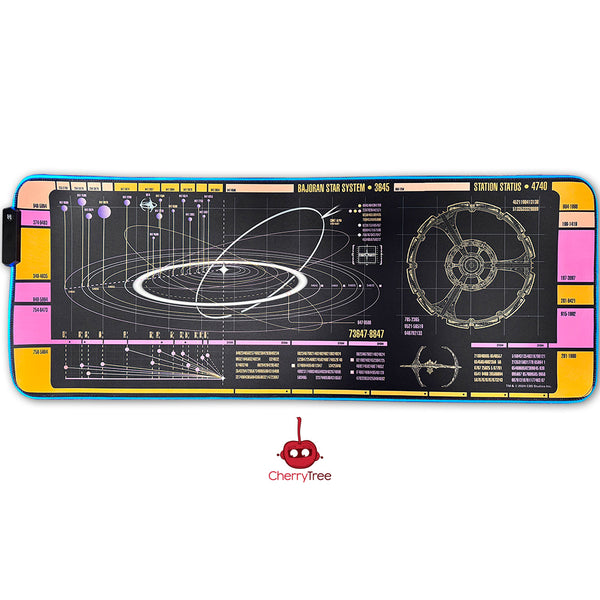 Star Trek DS9 LCARS Large LED Gaming Mouse Pad – CherryTree Inc