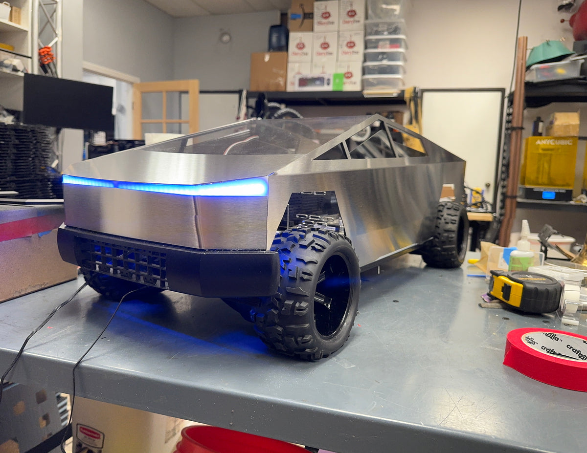 Cybertruck ATX PC Stainless Steel Case – CherryTree Inc