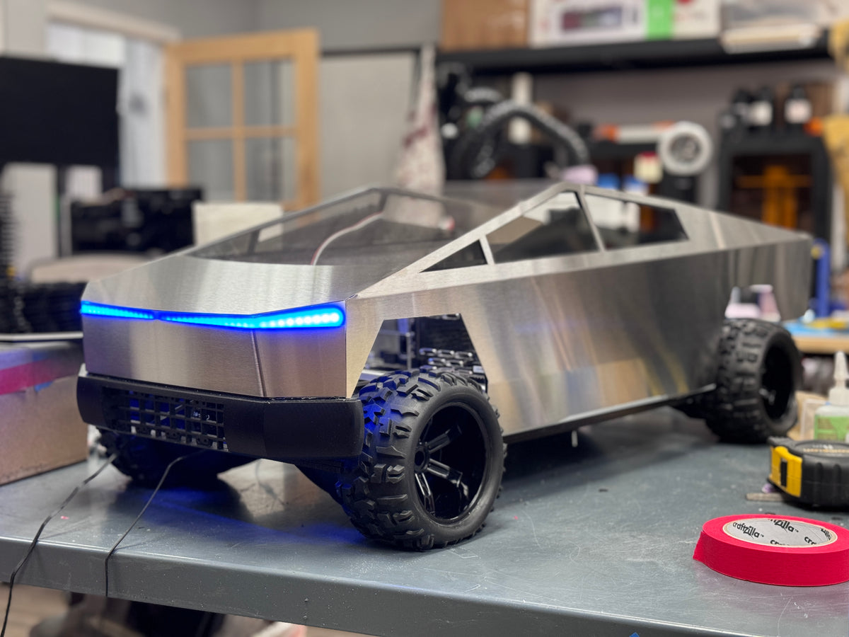 Cybertruck ATX PC Stainless Steel Case – CherryTree Inc