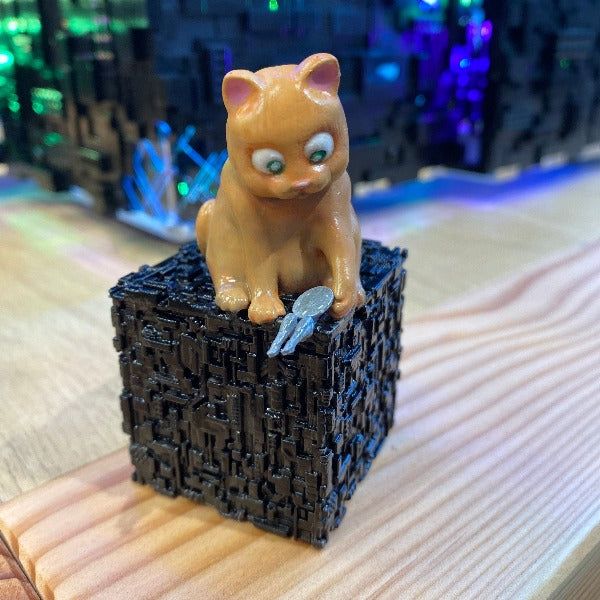 Borg Cat Statue 3.5" – CherryTree Inc